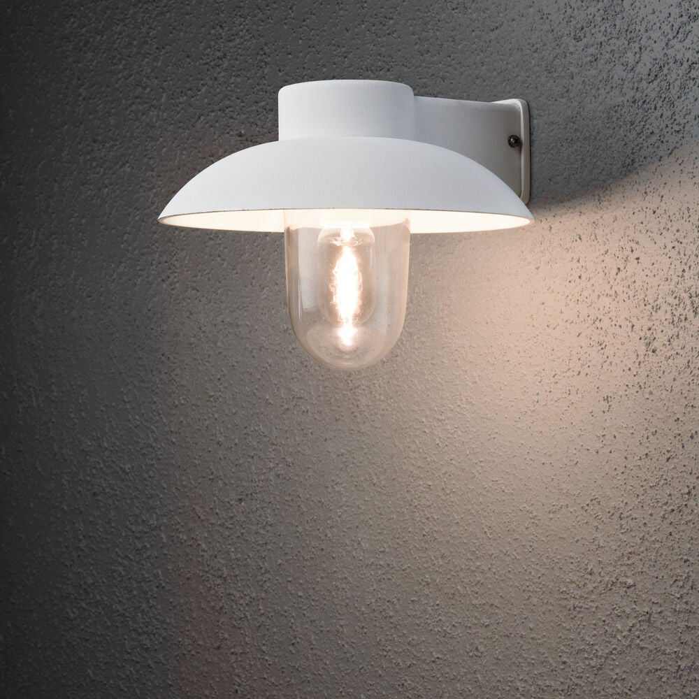 Mani Wall Light Matt White | Konstsmide