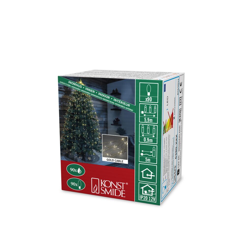 Micro LED "Rain" Light Set | Konstsmide